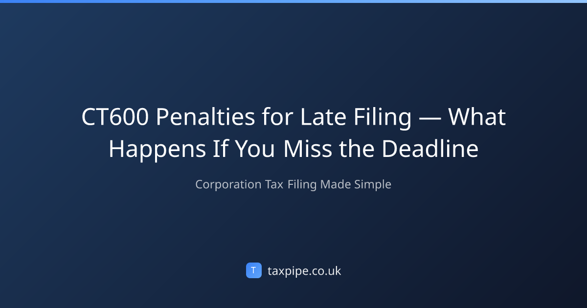 CT600 Penalties for Late Filing — What Happens If You Miss the Deadline ...